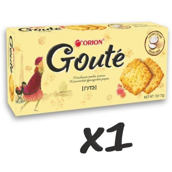 Печенье Orion Goute Крекер 70 гр - купить с доставкой по выгодным ценам ...