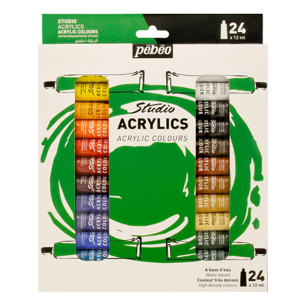 Акриловые краски художественные для рисования Pebeo Studio Acrylics ...