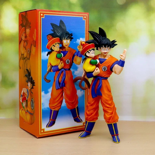 фигурка аниме Anime Dragon Ball Son Goku With Gohan Figure Son Goku Figurine 30см пакет