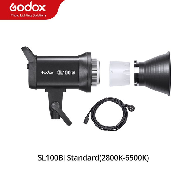 Godox SL100Bi 100 Вт 2800-6500K белая желтая версия ЖК-Светодиодная ...
