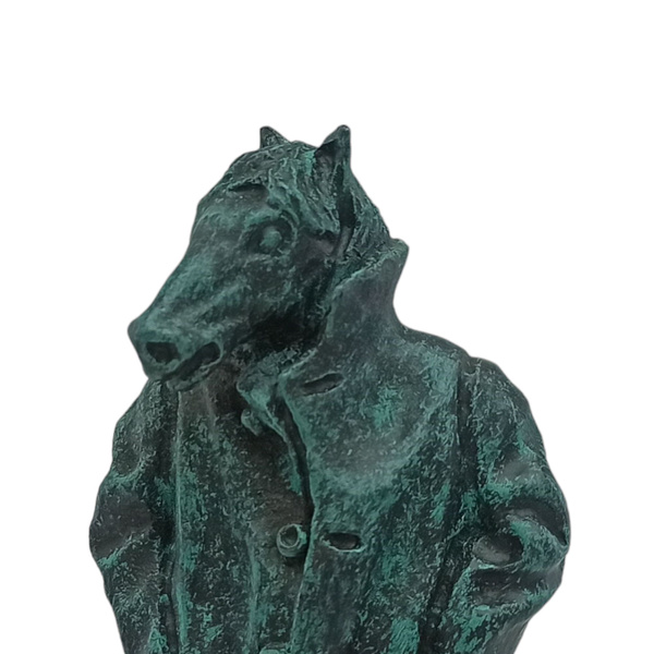 Статуэтка квп арт Kon-v-palto-bronza-antichnaya - купить по низким ...