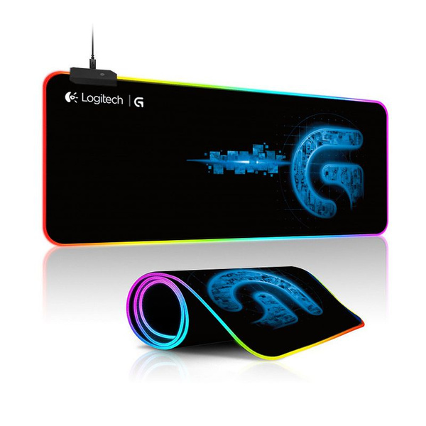 Logitech G Коврик для мыши Игровой светящийся коврик для мыши, XL ...