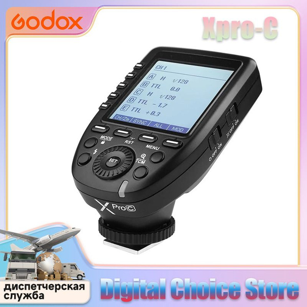 Радиосинхронизатор для вспышки,Godox Xpro-c, FOR CANON купить на OZON ...