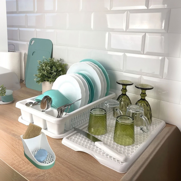 Сушилка для посуды Elly Home , 42 см х 29 см х 8 см, 3 шт - купить по ...