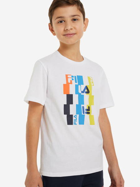 Футболка Fila, размер 152, цвет белый, 100% Хлопок - купить по выгодной цене в интернет-магазине ...
