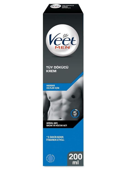 Veet Мужской крем-депилятор для чувствительной кожи 200 мл - купить с ...