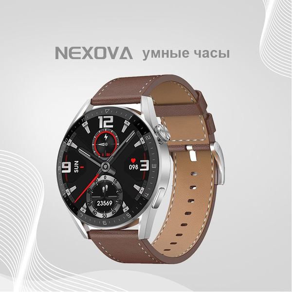 Купить смарт-часы NEXOVA AI Голосовой помощник Водонепроницаемый ЭКГ ...