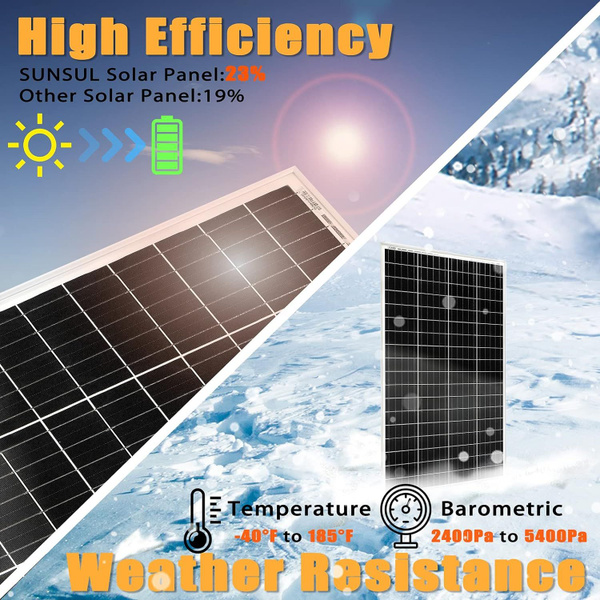 18V 160W Высокоэффективные жесткие солнечные батареи для кемпинга ...