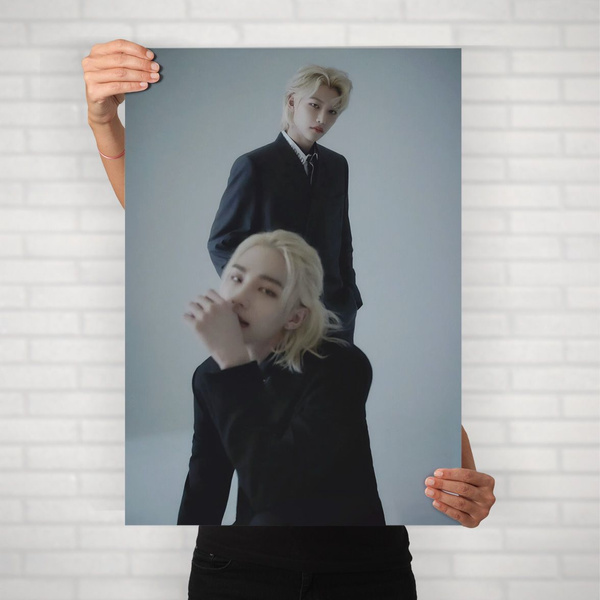 Постер HEAVEN POSTER Люди, Азия Феликс Ли и Хван Хёнджин - Lee Felix, Hwang Hyunjin 1, 60 42 ...