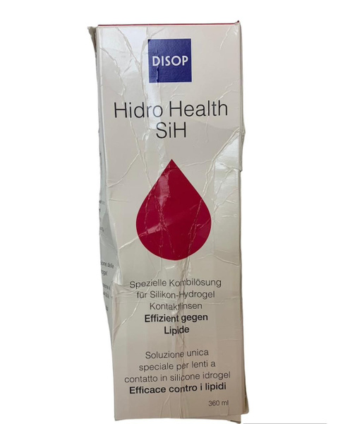 Раствор для контактных линз Disop Hidro Health SiH 360 мл + контейнер ...