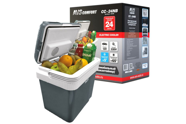 Холодильник автомобильный AVS CC-24NB (24л, 12/220V) - купить с доставкой по выгодным ценам в ...
