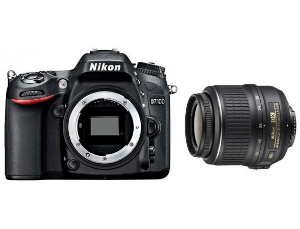 Зеркальный фотоаппарат Nikon D7100 kit 18-55mm - купить по низкой цене ...