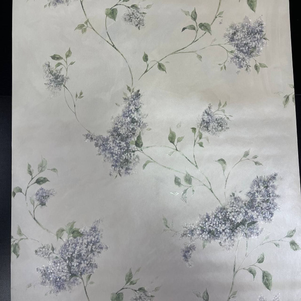Обои шелкография на бумаге "Artshow" сирень голубая, 0,53*10м - купить ...