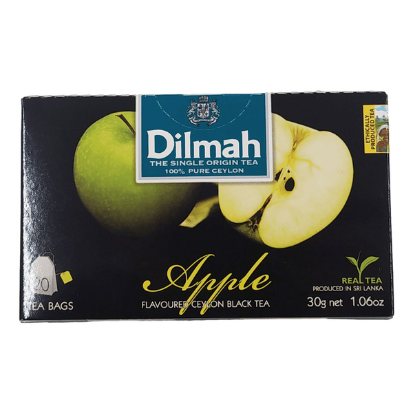 Чай черный Dilmah Яблоко в пакетиках 1,5 г х 20 шт - купить с доставкой ...