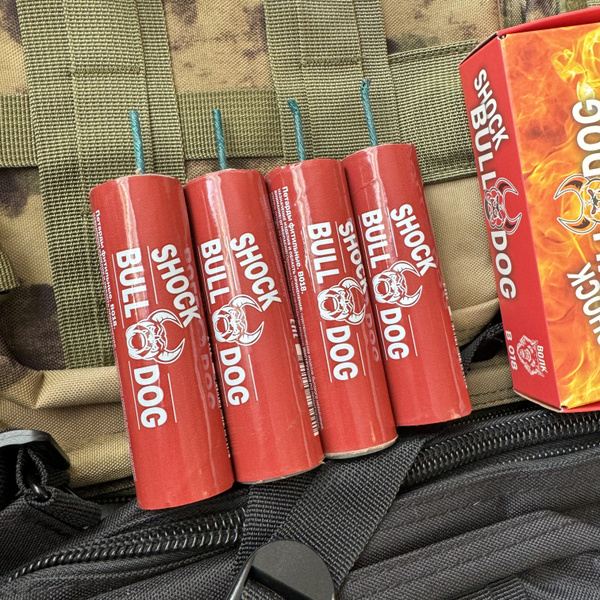 Петарды "Shock BULLDOG" упаковка 4 штуки, петарды мощные Шок Бульдог ...
