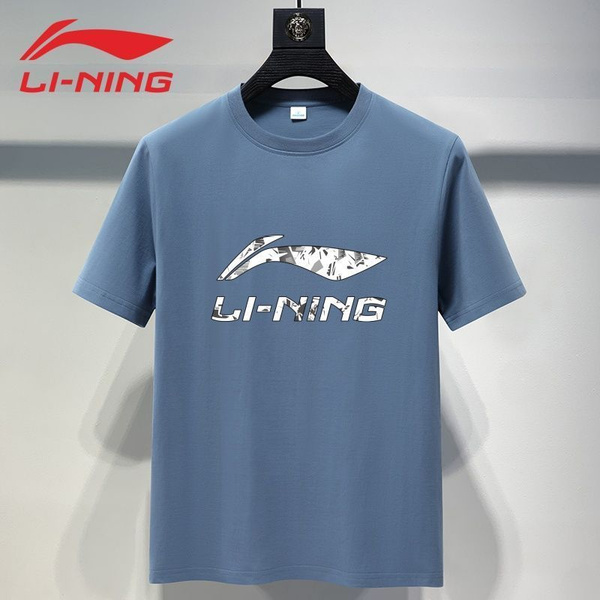 Футболка LI-NING, размер 50, цвет серо-голубой - купить по выгодной ...