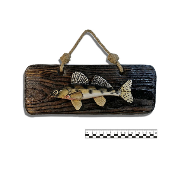 Украшение подвесное интерьерное Настенная статуэтка судака исп 8 купить по доступным ценам в