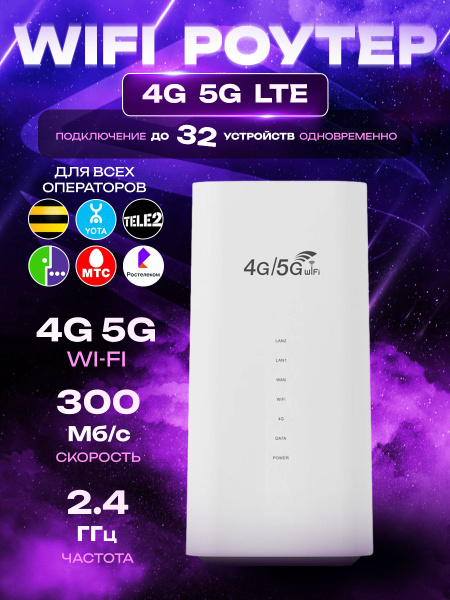 Роутер wifi CPE 4G 5G wifi роутер, точка доступа купить на OZON по низкой цене (1235774922)