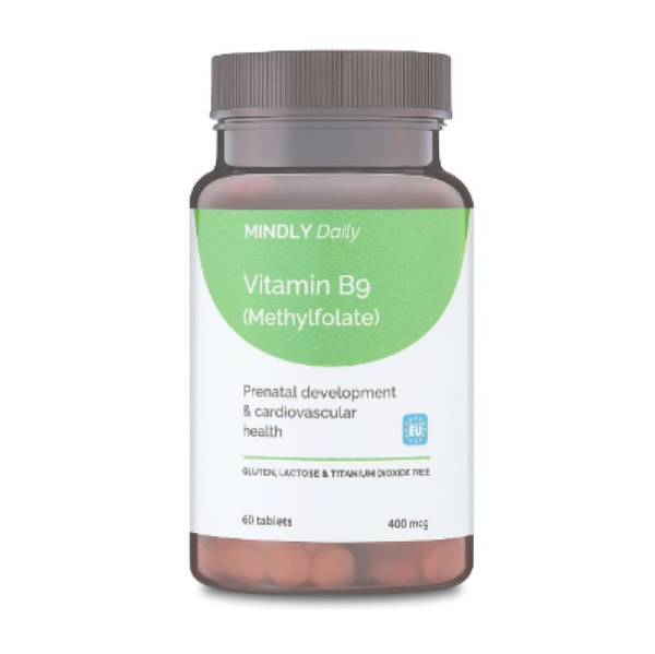 Витамин B9 Mindly Methylfolate, 60 таб - купить с доставкой по выгодным ...