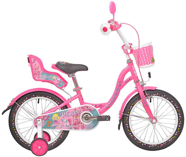 Велосипед RUSH HOUR PRINCESS 16 16 дюйм 2022 one size розовый - купить ...