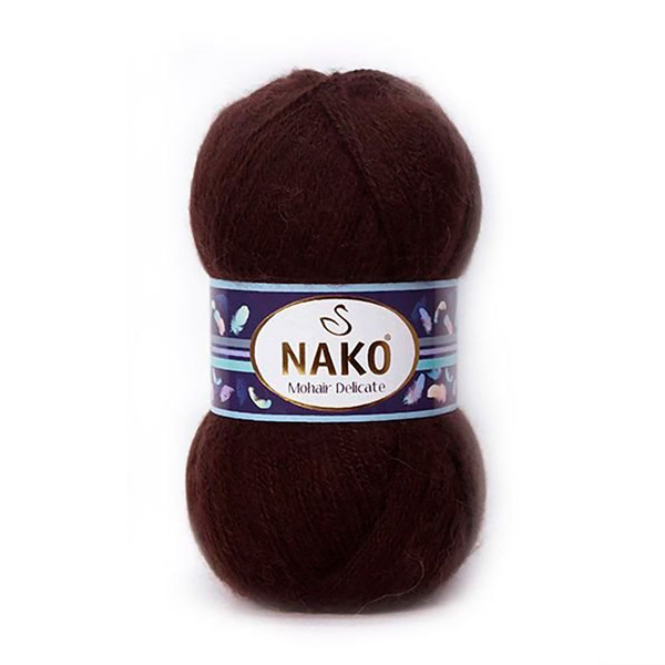 пряжа Nako Mohair delicate (5шт*100гр.)/5% мохер, 10% шерсть, 85% акрил ...