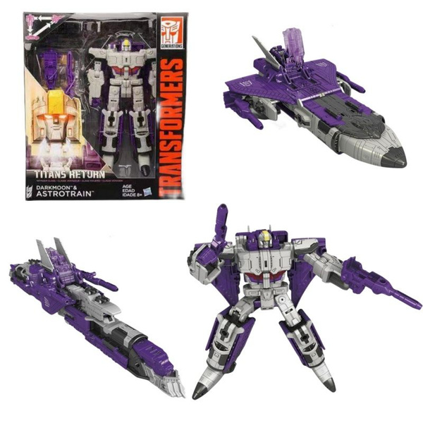 Трансформеры Hasbro Игрушка Titans Return Darkmoon & Astrotrain 17cm ...