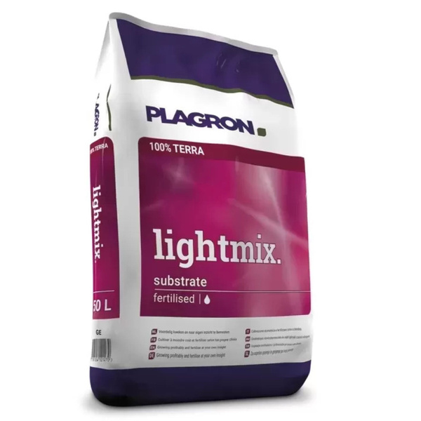 Субстрат PLAGRON Lightmix 50 л. купить c доставкой на OZON по низкой ...