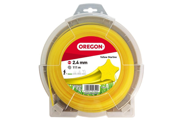 Леска для триммера Леска Oregon 69-454-Y Yellow Star Strimmer Line/Wire ...