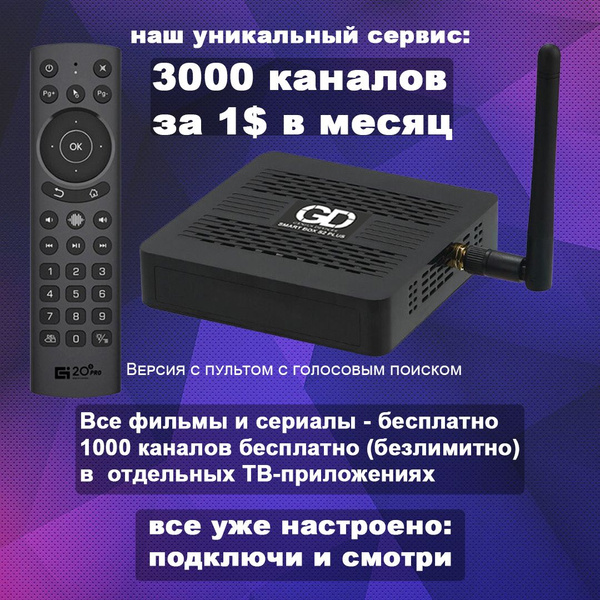 Медиаплеер Genius Devices GD S2, HDMI, RJ-45 Ethernet, USB, черно-серый ...