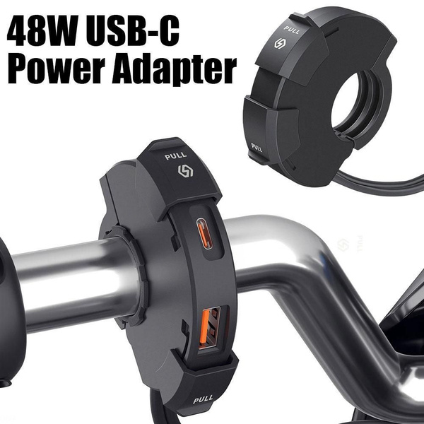 USB-зарядка для мотоцикла/водонепроницаемая зарядная подставка TYPE-C ...
