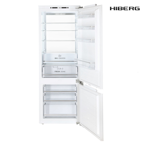 Встраиваемый холодильник Hiberg i-RFCB 500F, белый - купить по ...
