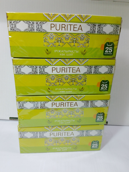 чай зеленый PURITEA 4 шт по 25 пак (02.26)№5 купить на OZON по низкой цене (1556622024)