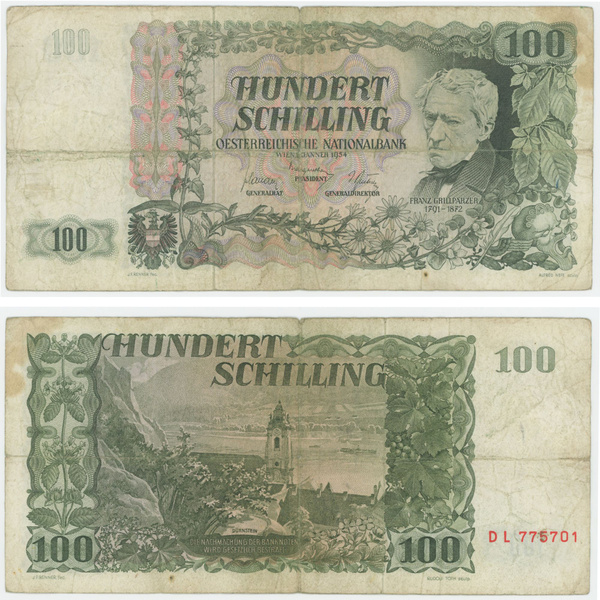 Купюра, Австрия, 1954 год, 1 шт - купить по выгодной цене в интернет-магазине OZON (1558173544)
