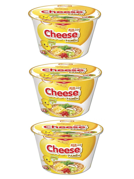 Лапша быстрого приготовления Доширак Cheese Рамен с сыром, 95 г х 3 шт ...