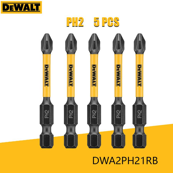 DEWALT набор бит 57мм ,PH2, 5 предметов DWA2PH2IRB - купить в интернет ...