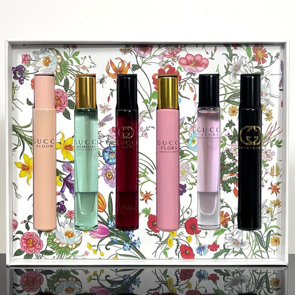 GUCCI Цветочные духи 6шт набор, лучшее Отличный подарок с подарочной ...