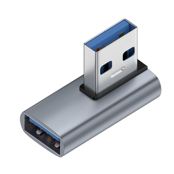 Адаптер Угловой USB Type-A разъем к гнезду USB Type-A USB3.2, 10 Гбит/с ...