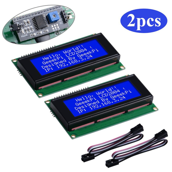 Характеристики DVOZVO IIC I2C TWI Serial LCD 2004 Модуль адаптера 20x4 ...