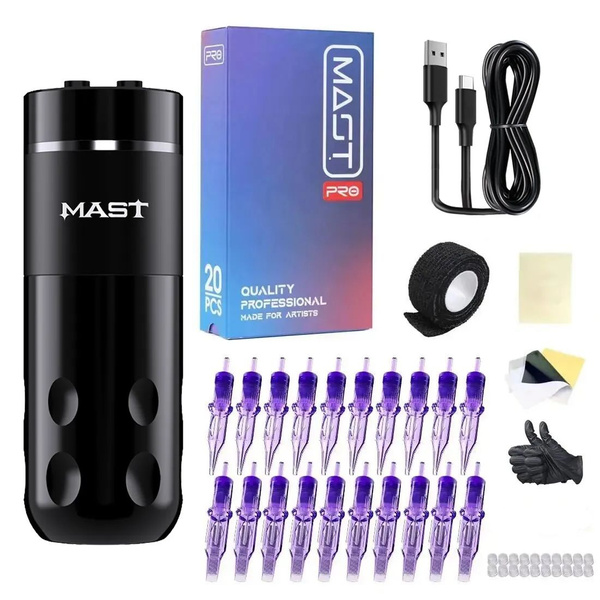 Набор с беспроводной тату машинкой Mast Rider Pro 4.0MM Stroke - купить ...