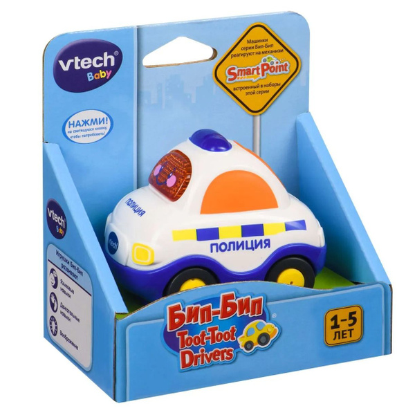 Машина Vtech Полицейская 80-119926 - купить с доставкой по выгодным ценам в интернет-магазине ...