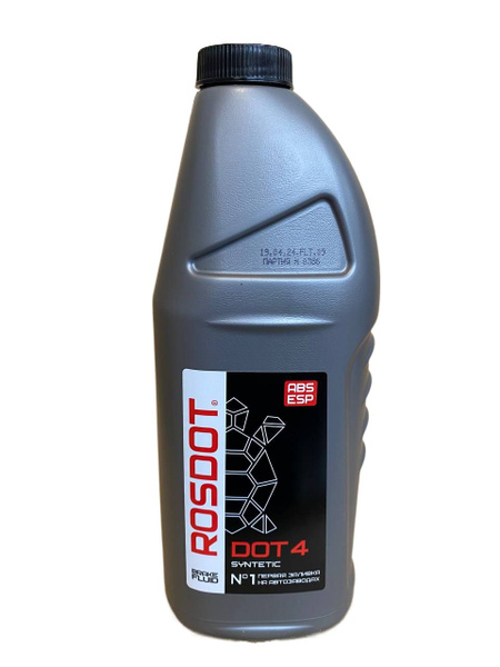 Жидкость тормозная RosDot Ros_DOT4 DOT 4 - купить по доступной цене в интернет-магазине OZON ...