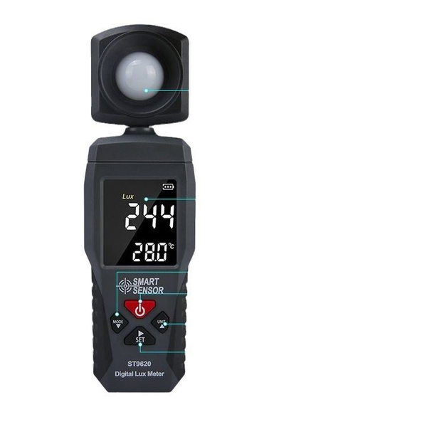 Цифровой измеритель освещенности Xima ST9620, детектор яркости, тестер ...