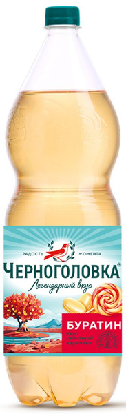 Лимонад Черноголовка Буратино сильногазированный, 2л, 4 шт. - купить с ...