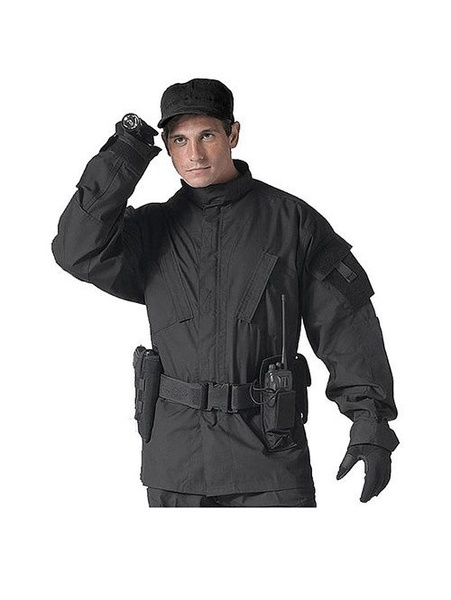 Военная Куртка Rothco SDU (Strategic Deployment Uniform) BLACK UNIFORM ...