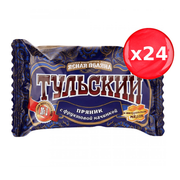 Пряник Тульский с фруктовой начинкой мини, 45 г х 24 упаковок купить на ...