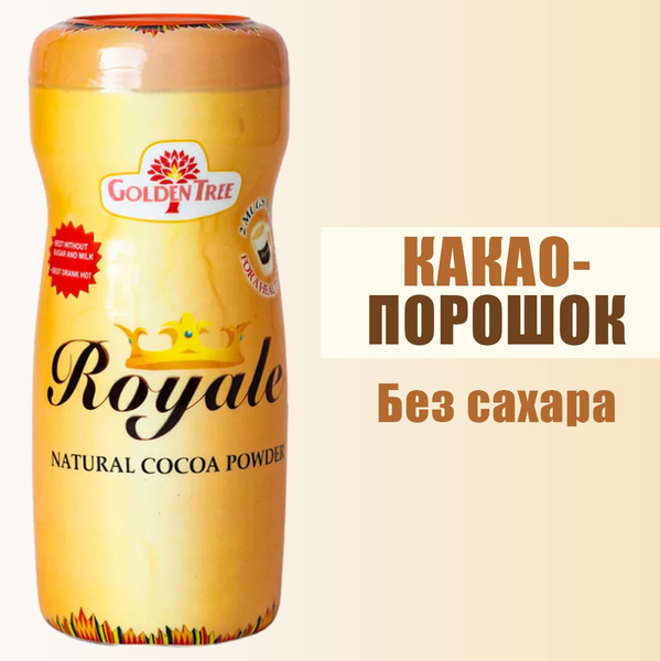 Golden Tree Royale Какао-порошок БЕЗ САХАРА, 400г х 1шт купить на OZON ...