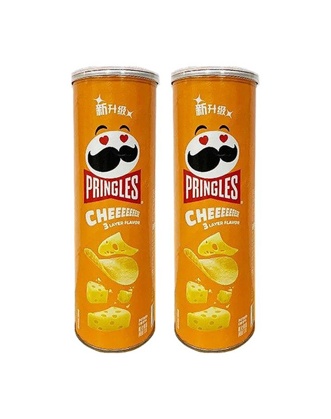 Картофельные чипсы Pringles Cheese 3 Layer Flavor со вкусом сыра, 2 уп по 110 гр, Китай - купить ...