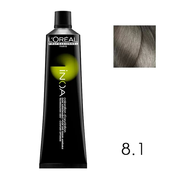 Mivis Professionnel Inoa 8.1 60GRM VA44, L OREAL Краска для волос Inoa ...