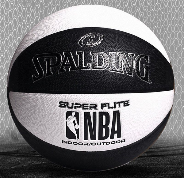Мяч баскетбольный Spalding Sp-7, 7 размер, черный, белый купить по выгодной цене в интернет ...