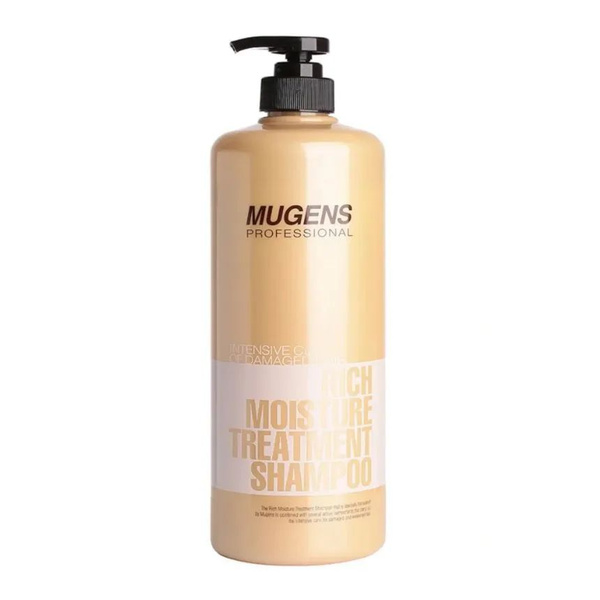 Welcos Шампунь для волос Mugens Rich Moisture Treatment Shampoo, 1000 ...